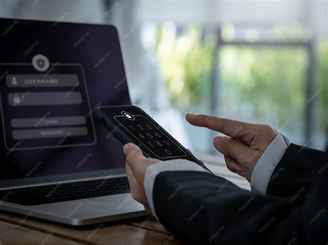 Premium Photo Two Factor Authentication Or 2fa And Cyber Security Concept Lock Icon And