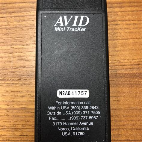 Avid Minitracker 1 Microchip Scanner 2 Veen America Veterinary