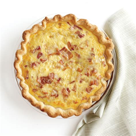 Egg Bacon Cheese Quiche Recipe
