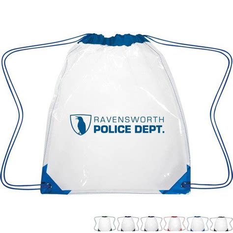 Clear Pvc Drawstring Backpack Foremost Promotions