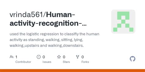 GitHub Vrinda Human Activity Recognition Using Smartwatch Used The Logistic Regression To