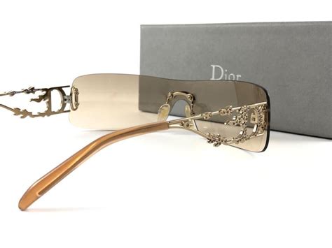 Vintage Christian Dior Fire Wrap Galliano Era Sunglasses Fall 2000 Y2k