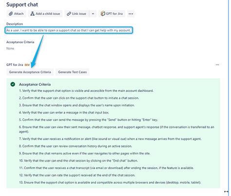 Ai Scrum Assistant For Jira Ai Generated Acceptance Criteria And Test Cases Community Openai