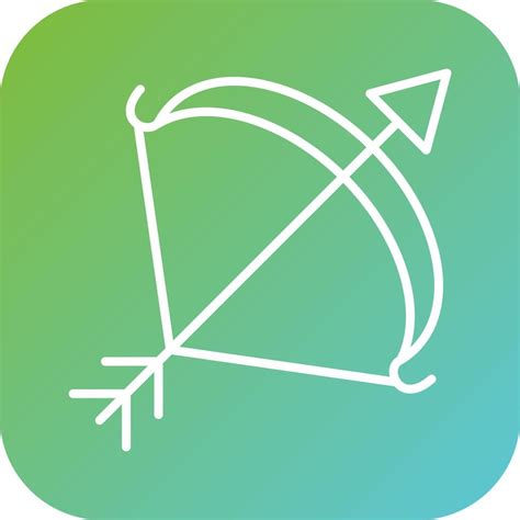 Bow And Arrow Vector Icon Style 22301526 Vector Art At Vecteezy