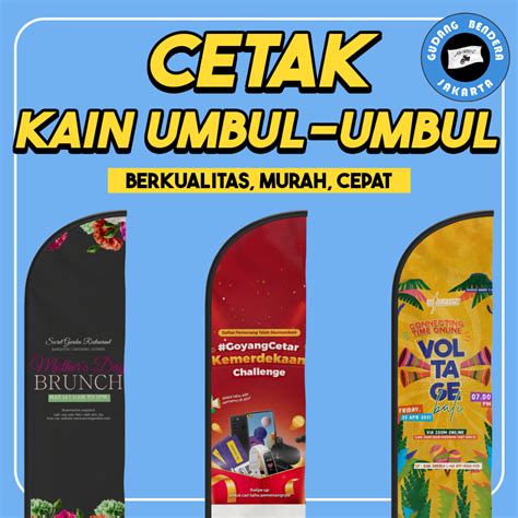 Jual CETAK KAIN UMBUL UMBUL TERMURAH CUSTOM FULL PRINT Shopee Indonesia