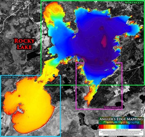 Aem Rocky Lake Bundle Map By Anglers Edge Mapping Avenza Maps