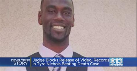 Judge Blocks Release Of Video And Records In Tyre Nichols Case Cbs