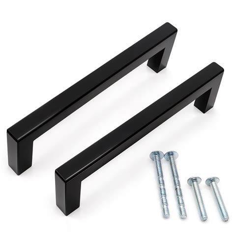 Collinet Industries Modern Square Cabinet Pulls Solid Stainless Steel