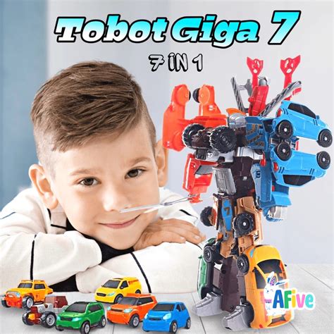 Jual [afive] Tobot Giga 7 Besar Transformer Mainan Tobot Murah