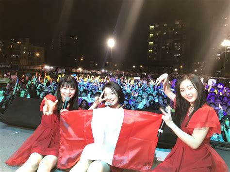 アスタライト＊ On Twitter 「ペルー初ライブ！！」山邊未夢／東京女子流＊ 出典： Lineblog Me