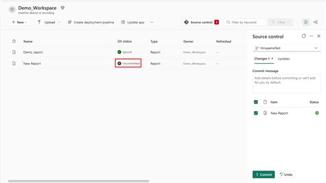 Git 与分页报表的集成 Power Bi Microsoft Learn