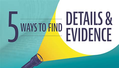 5 Ways To Find Details And Evidence Essential Education