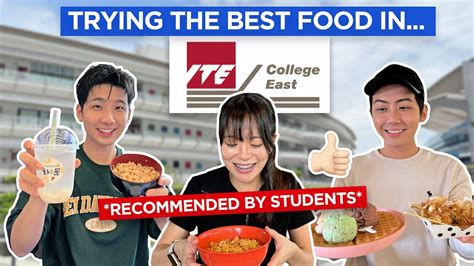 Trying BEST Food In ITE College East RECOMMENDED BY STUDENTS YouTube