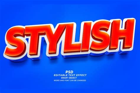 Psd Stylish 3d Editable Text Effect Graphic By Truevector · Creative