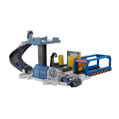 Mattel Disney Cars Rust Eze Tune Up Center With Jackson Storm Gjw43 Ηρωες Epi 10777