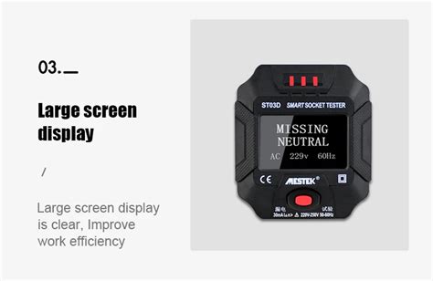 digital display socket detector portable circuit polarity voltage