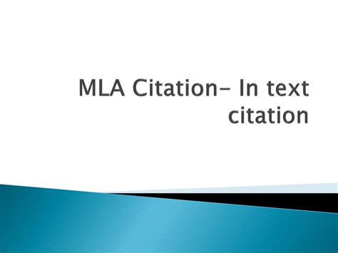 PPT MLA Citation In Text Citation PowerPoint Presentation Free Download ID 2180374 PPT MLA Citation In Text Citation PowerPoint Presentation Free Download ID 2180374