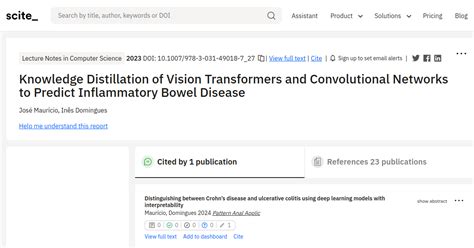 Citation Report Knowledge Distillation Of Vision Transformers And