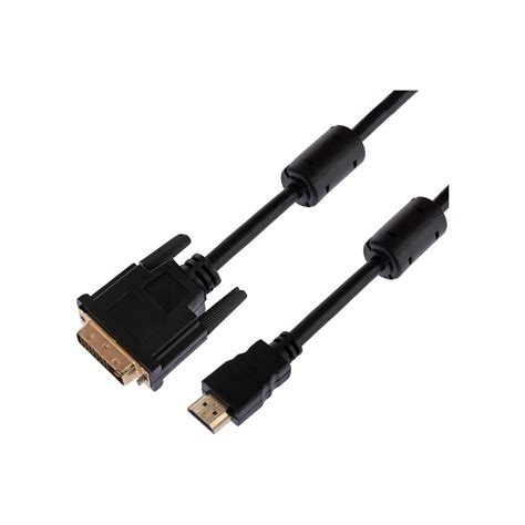 Кабель REXANT HDMI - DVI-D с фильтрами 1,5 м Gold 17-6303 - выгодная ...
