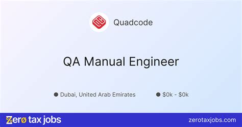 Qa Manual Engineer At Quadcode