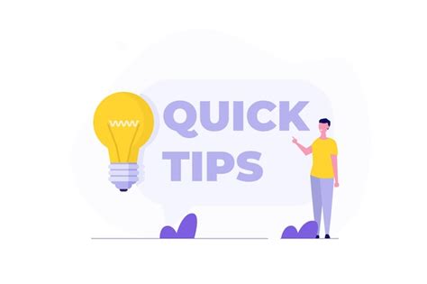 Premium Vector Top Tips Logo With Light Bulb Quick Tips Helpful