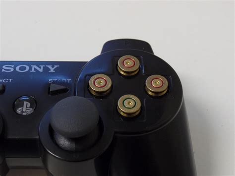 Ps3 Controller With Wood Grain Skin And Bullet Buttons To Go With The