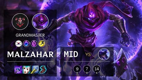 Malzahar Mid Vs Ryze KR Grandmaster Patch 10 10 YouTube