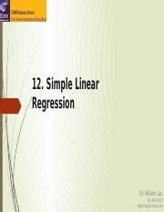 Understanding Simple Linear Regression: Key Concepts & | Course Hero
