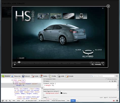 Video Fancybox Videojs Why 2 Click To Activate Stack Overflow
