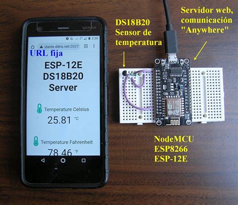 Descubrir Senador Servicio Esp8266 Sensor De Temperatura Origen