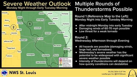 Updated Two Rounds Of Severe Weather Possible Tonight Another Round