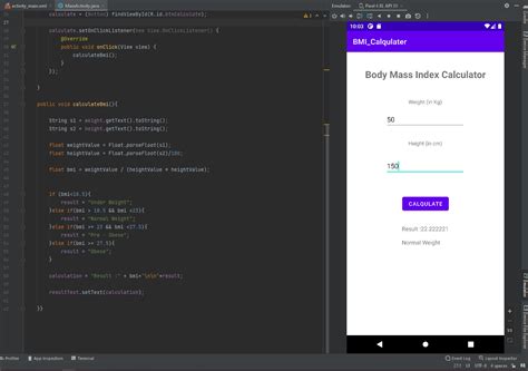 GitHub ChaniduMadalagama BMI Calqulater Android Studio The BMI