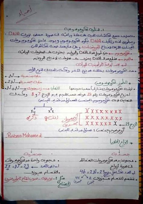 ملخص فى مادة الاحياء الصف الاول الثانوى مدرس دوت كوم