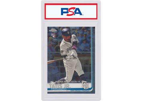 Fernando Tatis Jr 2019 Topps Chrome Uodate Rookie Debut 54 Psa Or