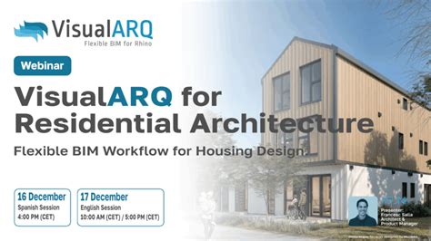 Webinar Visualarq For Residential Architecture Visualarq
