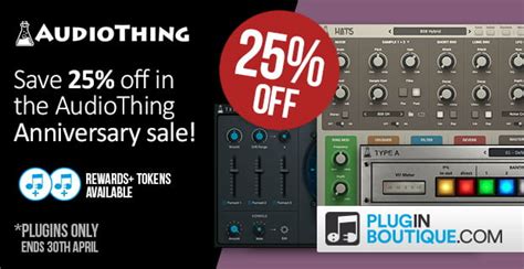 AudioThing Audio Plugins Off In Celebration Of Anniversary