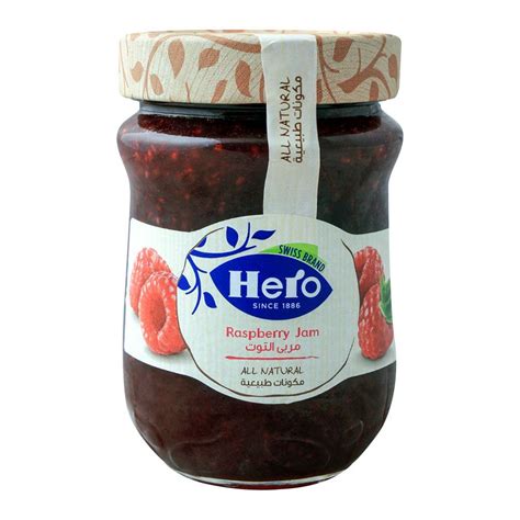 Purchase Hero All Natural Raspberry Jam 350gm Online At Best Price In