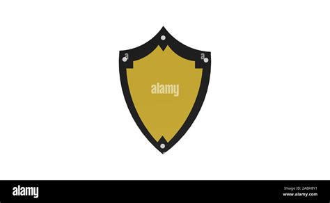 Shield For Safe 3D Rendering Object Stock Photo Alamy