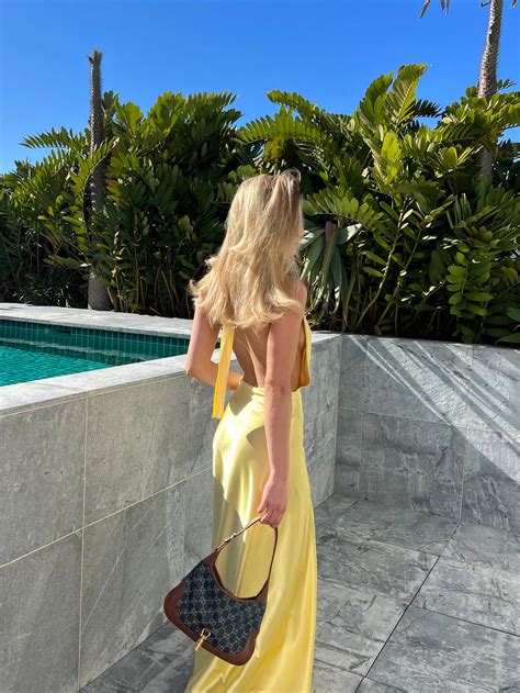 Yld Design Halter Maxi Lemon All The Dresses