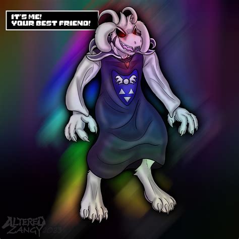 Asriel Dreemurr By Altered Zangy On Deviantart