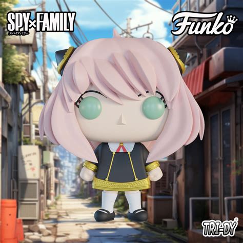 STL Datei Funko Pop Anya Fälscher Spy X FamilieModell zum