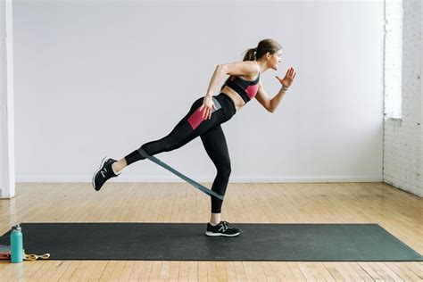 8 Resistance Band Exercises For Legs Video Nourish Move Love