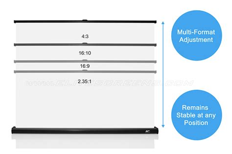 Picoscreen™ Series Tabletop Projector Screen Elite Screens