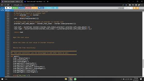 Solved Here Is The Code Class Binarytree Def Course Hero