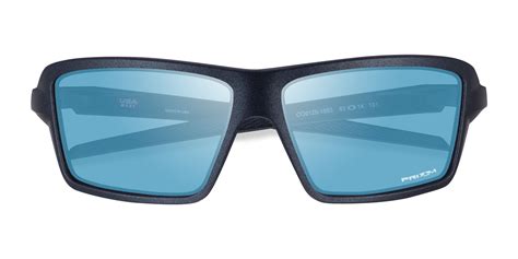 Oakley Cables Rectangle Matte Blue Frame Sunglasses For Men