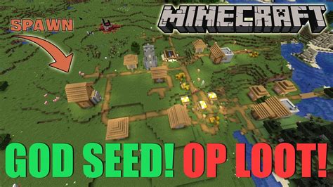 Op Loot At Spawn Village With Blacksmiths Portal Fortress Bastion