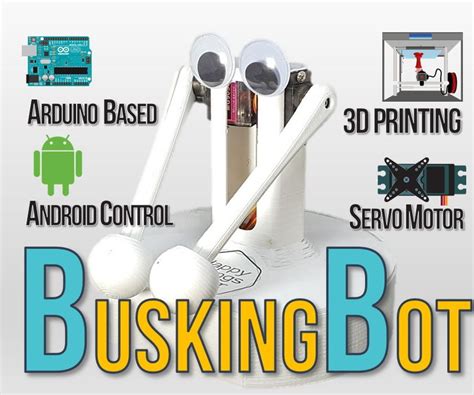 buskingbot arduino drum player robot 19 steps with pictures