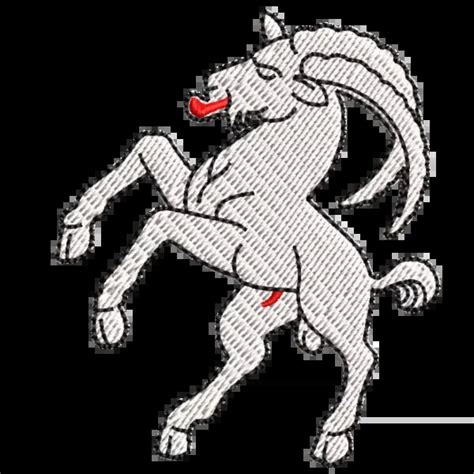 Horse Patch Embroidery Design Emdigitizer