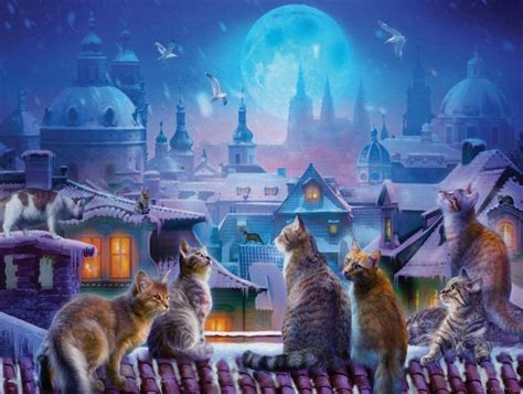 Cats Assembly Of Cats 750 Piece Jigsaw Puzzle By Buffalo Games