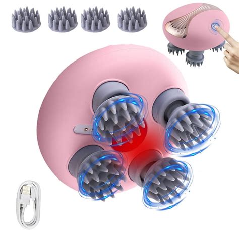 Electric Scalp Massagerportable Rechargeable Head Massager Scalp With